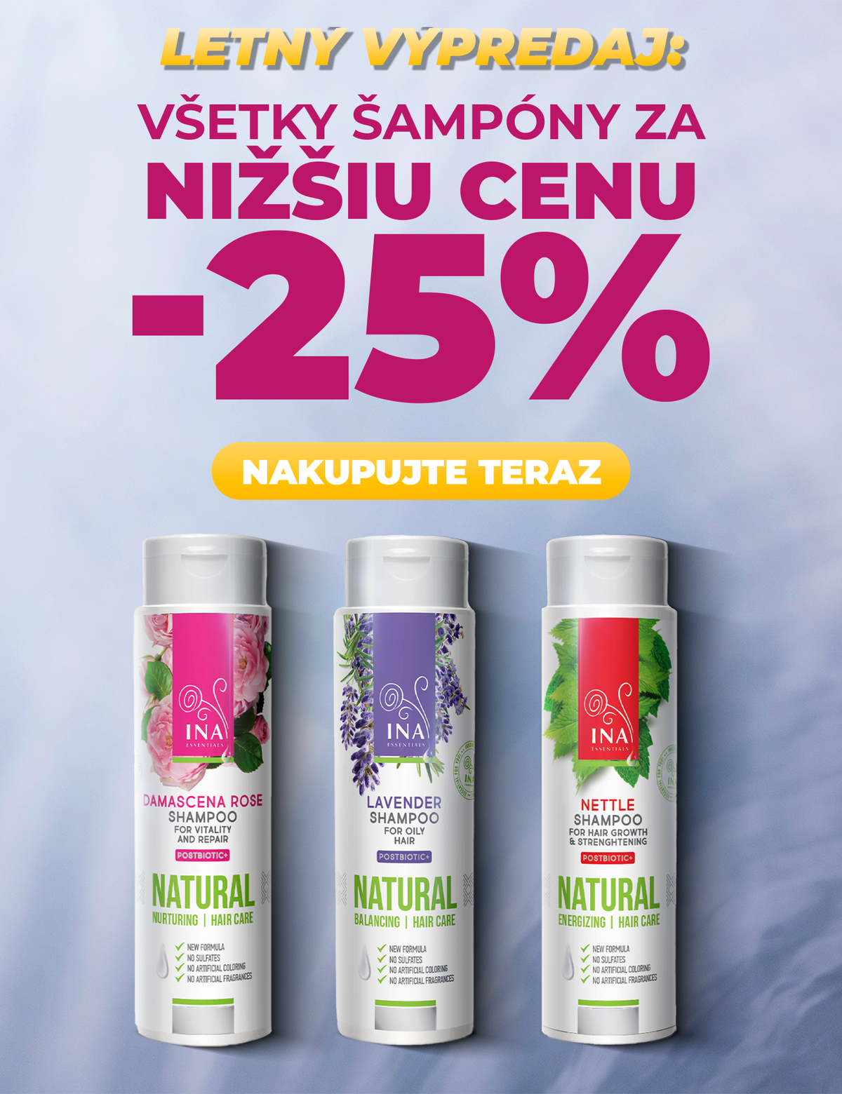 Rodinný internetový obchod so 100% BIO kozmetikou | InaEssentials.SK